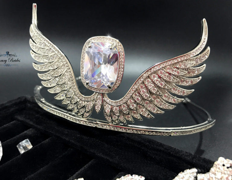 Crystal Bridal Tiara Wings | Luxury Tiaras